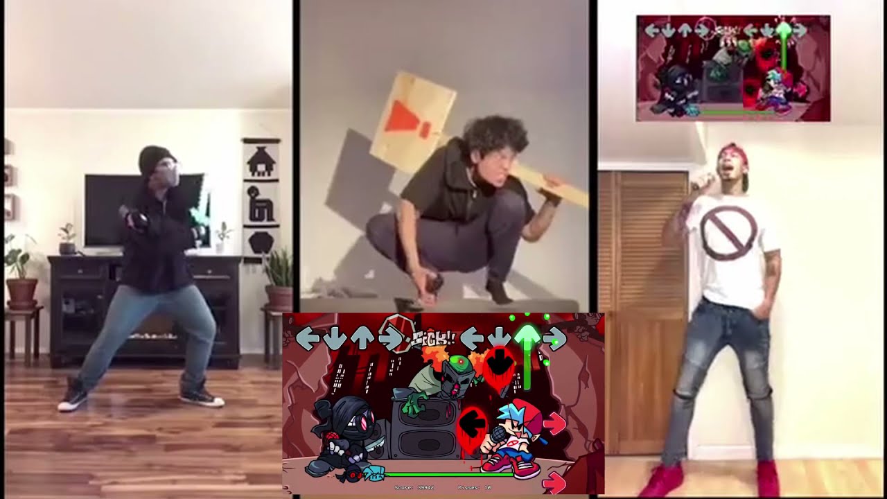 FNF Accelerant Hank, Tricky, and Boyfriend In Real Life IRL (COMPLETE EDITION) - YouTube