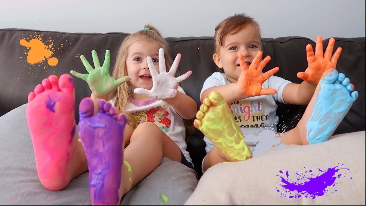 Kids Feet Paint