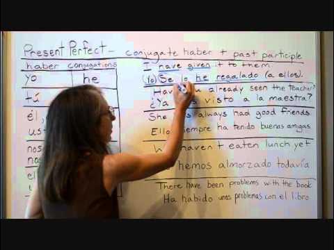 Spanish Present Perfect Verbs - YouTube