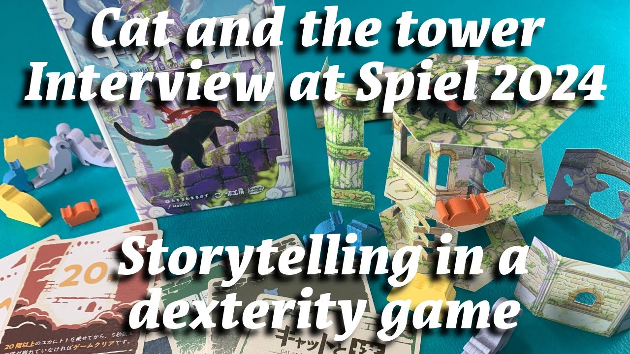 Cat and the Tower from ArcLight how to play interview at Spiel 2024 ...