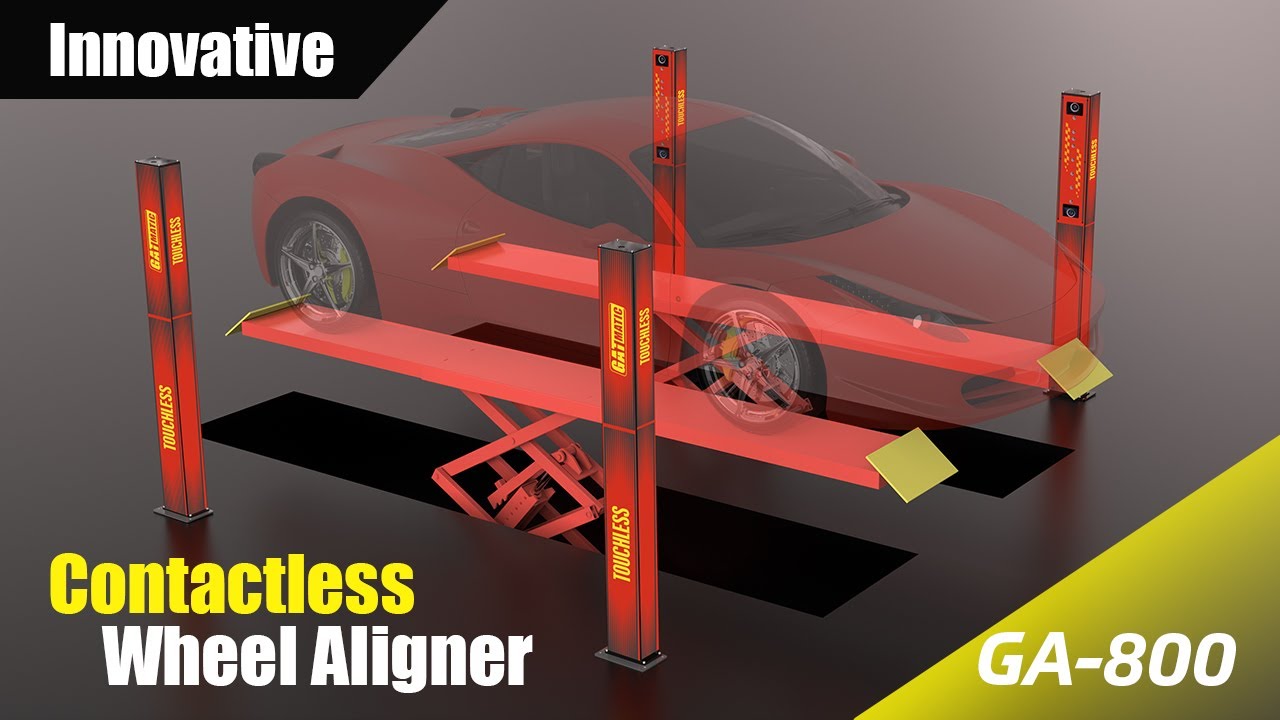 Innovative Tech: Revolutionary Touchless Wheel Alignment with Elegant ...