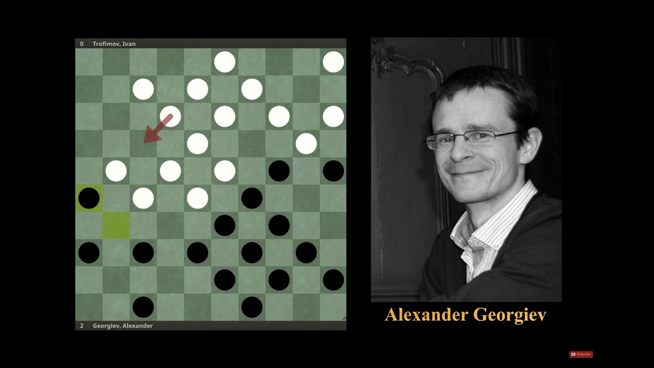 Fast & Clever: Alexander Georgiev’s Top Draughts Tactics - YouTube
