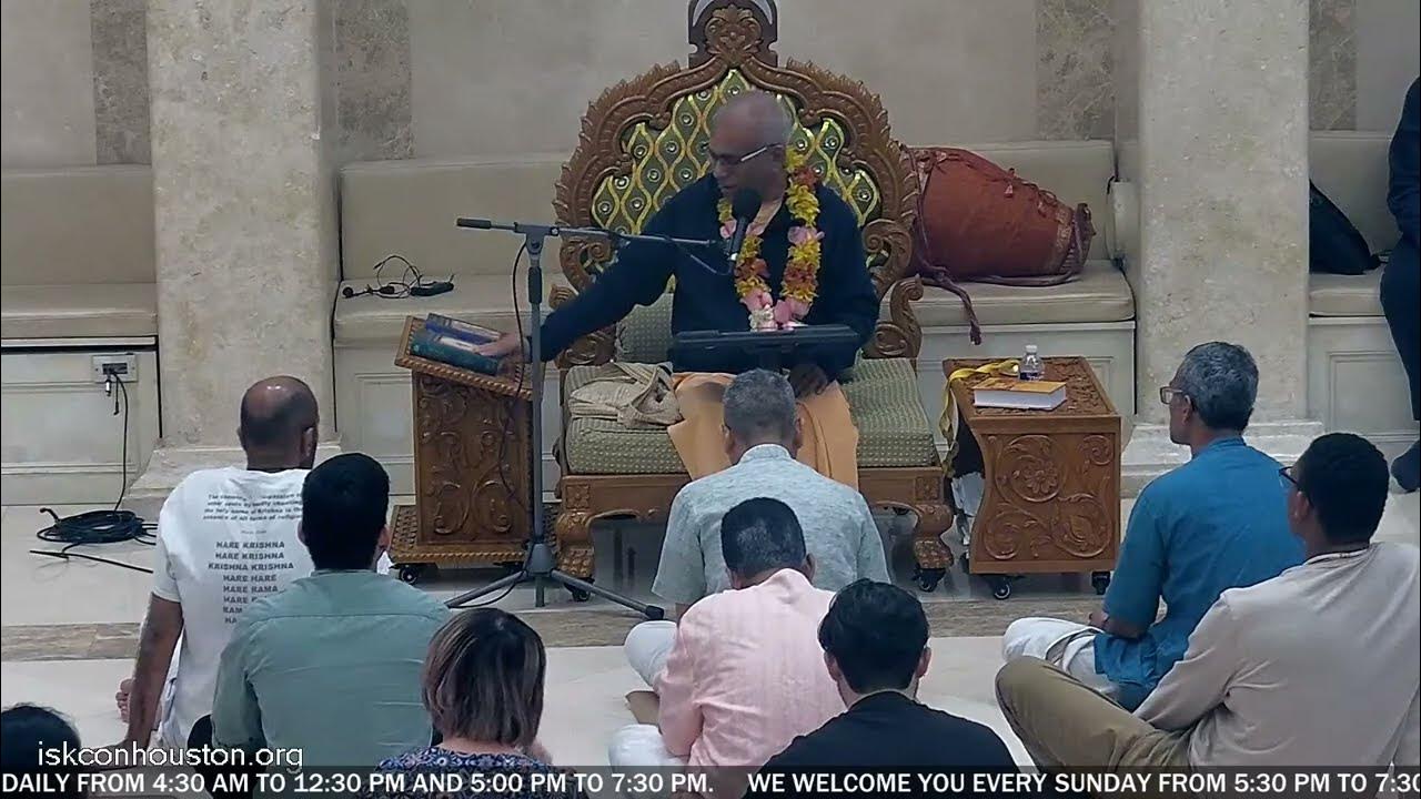 Sunday Feast Class - HG Radha Krishna Prabhu - YouTube