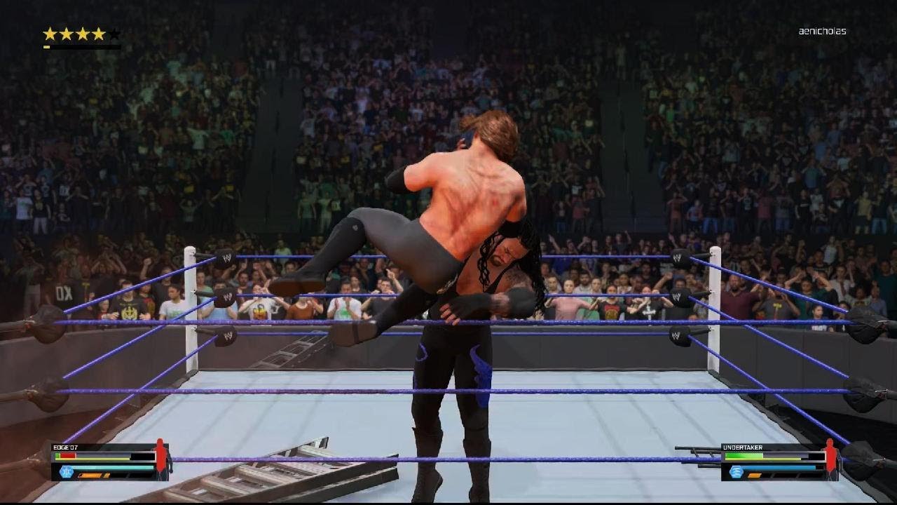 WWE 2K25 Undertaker vs Edge TLC Match - YouTube