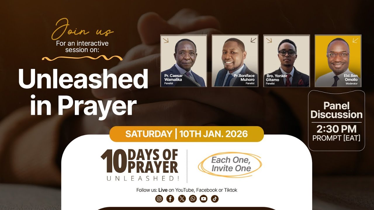 Unleashed in Prayer - Panel Discussion | Ten Days of Prayer 2026 - YouTube