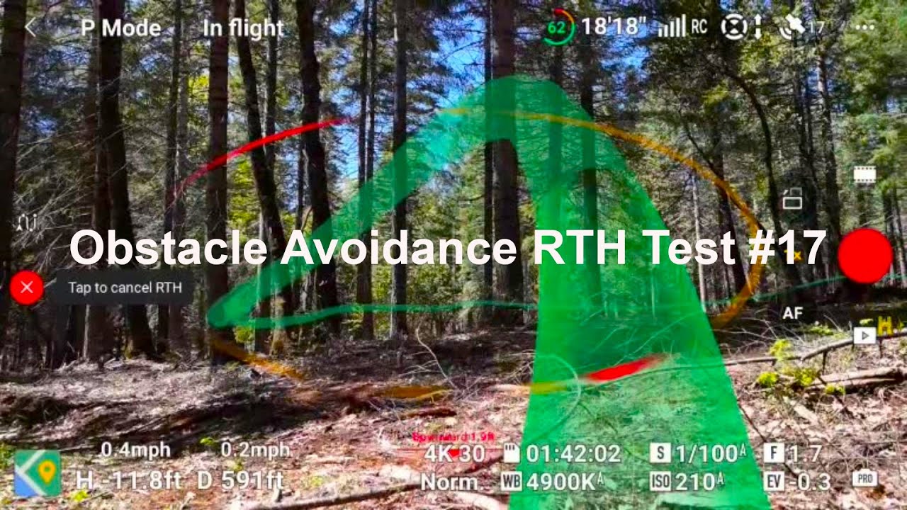 Obstacle Avoidance/RTH Test #17 - YouTube