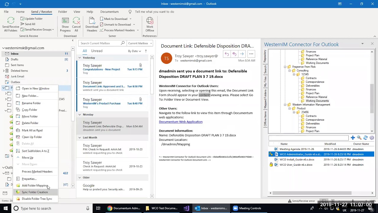 Outlook Connector for Documentum - Learn About the Newest Features ...