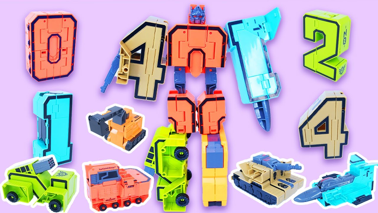 Unboxing Numbers Combiner – Numbers Transform Into Cars and Merge Into ...