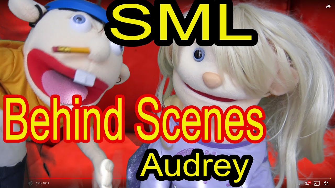SML Lance & Audrey Behind the Scenes: Puppet Parody - YouTube
