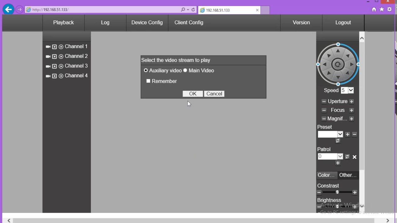 Secureye DVR Plug-In Solution on IE - YouTube