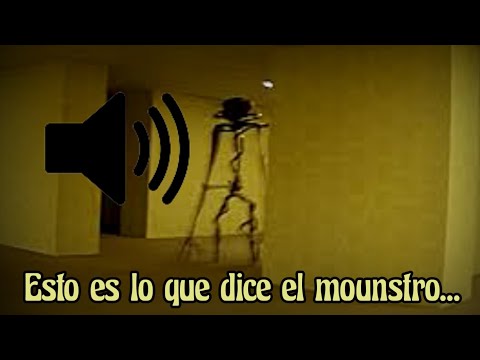 Estás son algunas palabras que dice el monstruo de los backrooms (Subtitulos a español)
