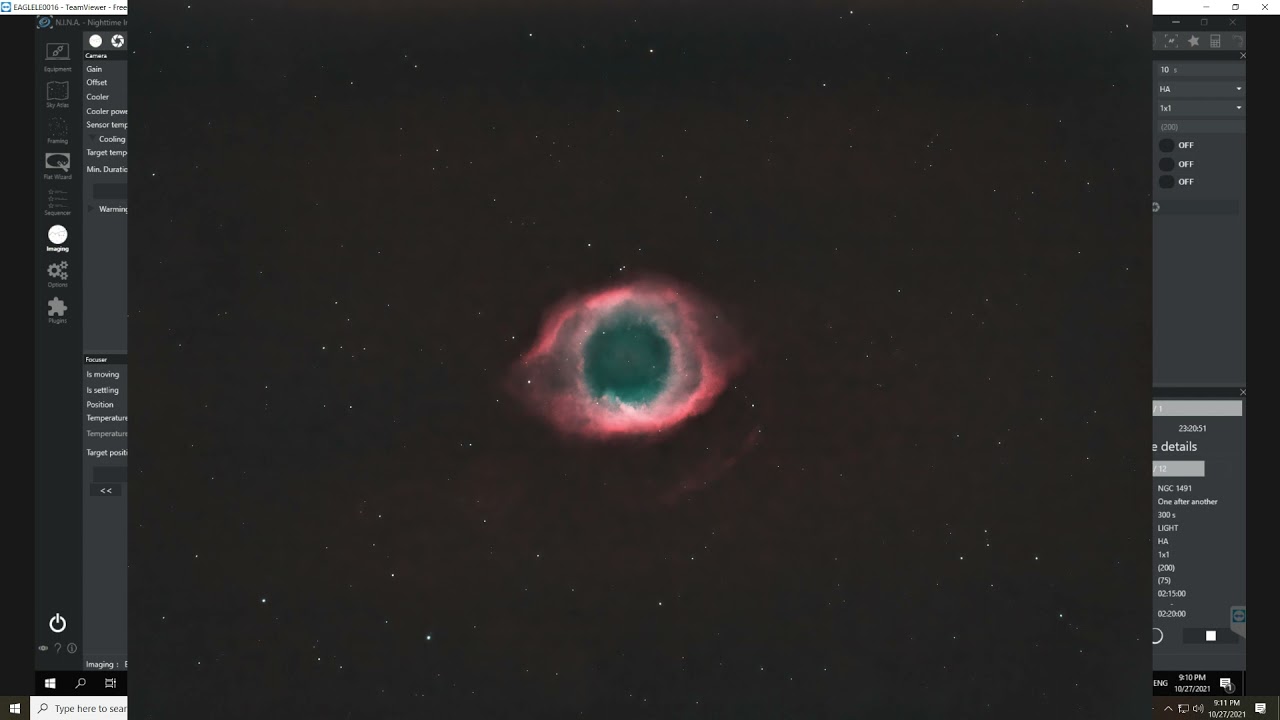 Imaging the Fossil Footprint Nebula (NGC1491) - YouTube