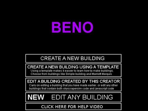 Beno Building Creator - YouTube