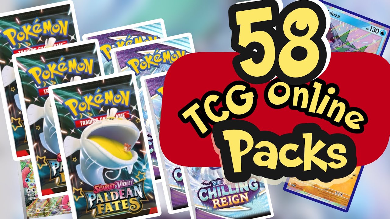 58 packs of Pokemon TCG Online - YouTube