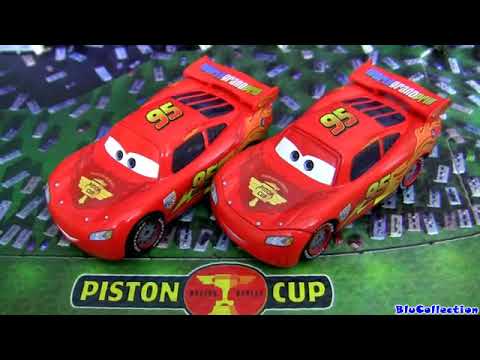 Racing Wheels Lightning McQueen with Synthetic Rubber Tires Disney CARS diecast by Blucollection
