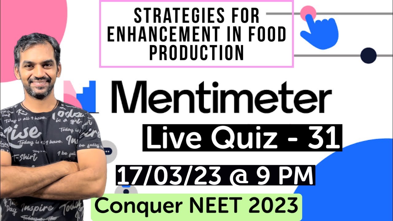 Strategies for enhancement in food production | Menti quiz live - YouTube