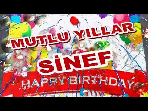 İyi ki Doğdun Sinef İsme Özel Komik Doğum Günü Şarkısı
