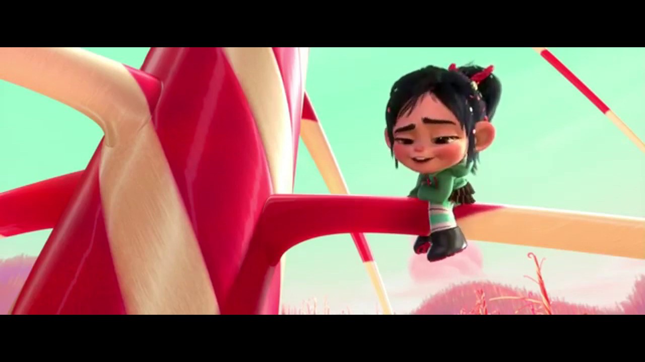 RALPH EL DEMOLEDOR- RALPH CONOCE A VANELLOPE (doblaje) - YouTube