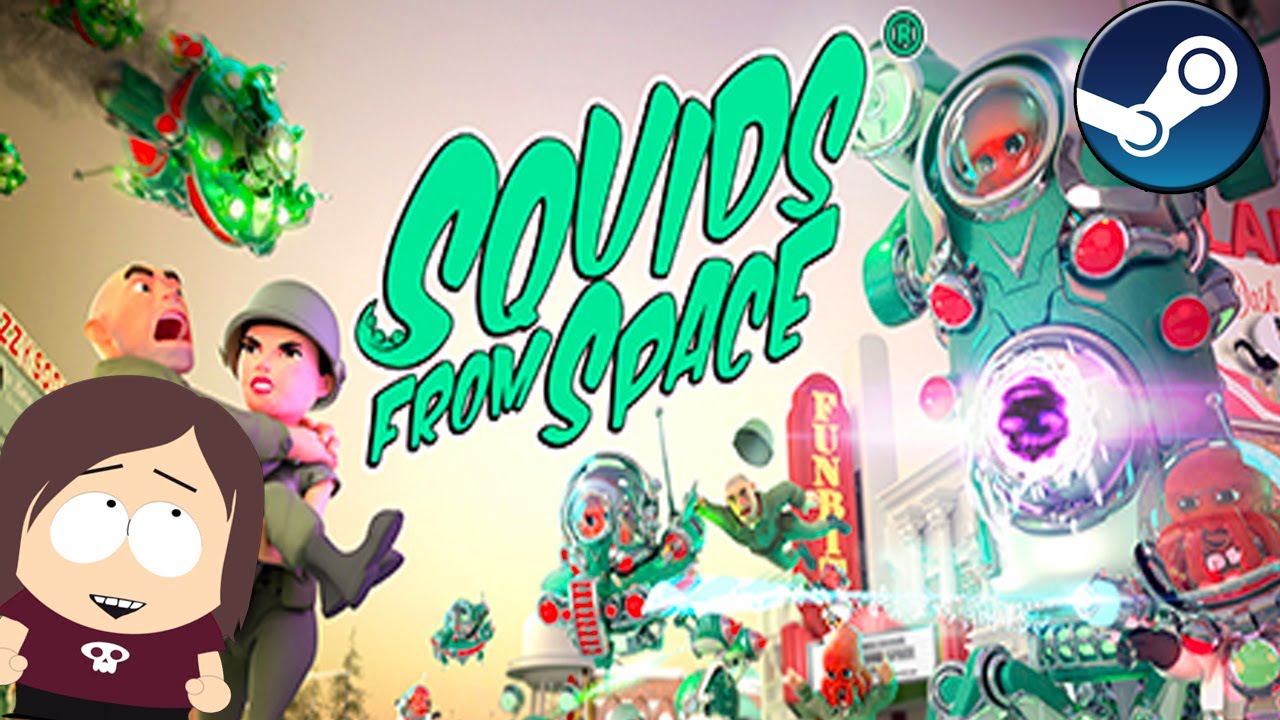 SQUIDS FROM SPACE - 8v8, top-down, team-based, shooter between humans and Squids from space ...