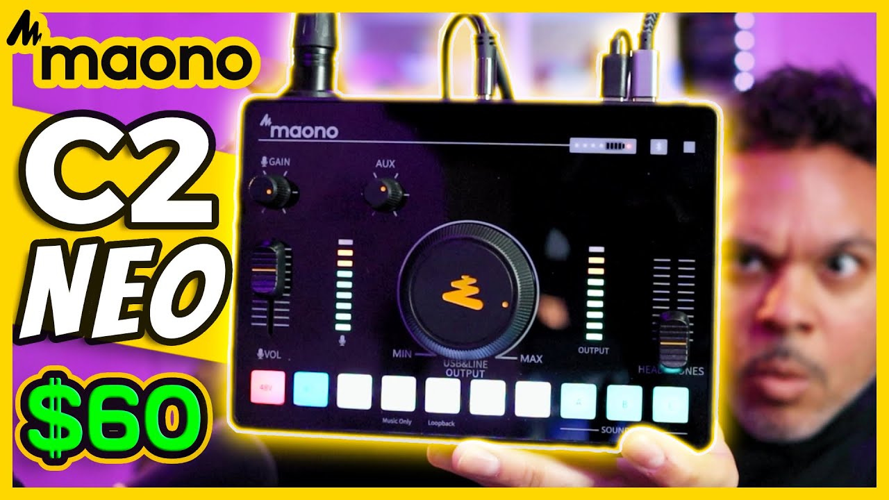 Maonocaster C2 Neo Audio Mixer For Gaming And Streaming | Full Review ...