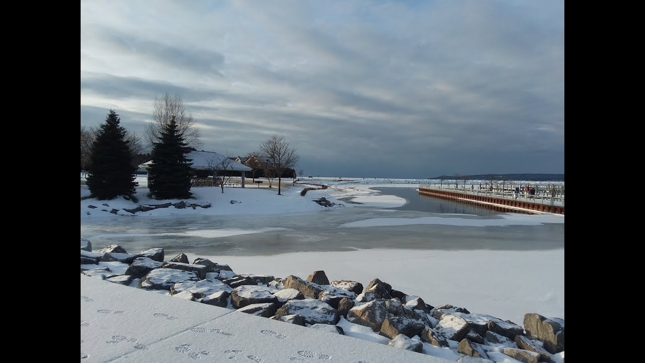Frigid Day Unboxing Packages & Petoskey Michigan - YouTube