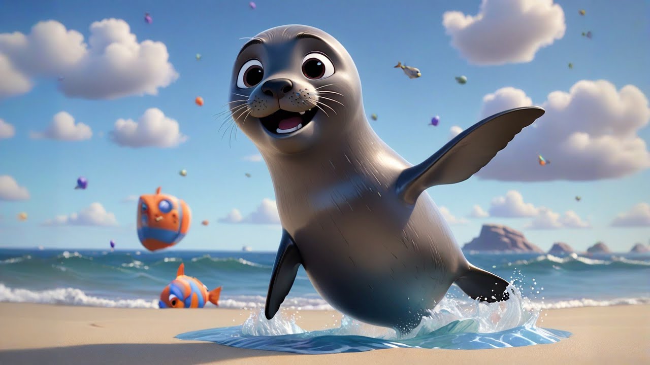 The Silly Seal’s Splashy Show 🦭💦 | Funny Kids Story | Learning ...
