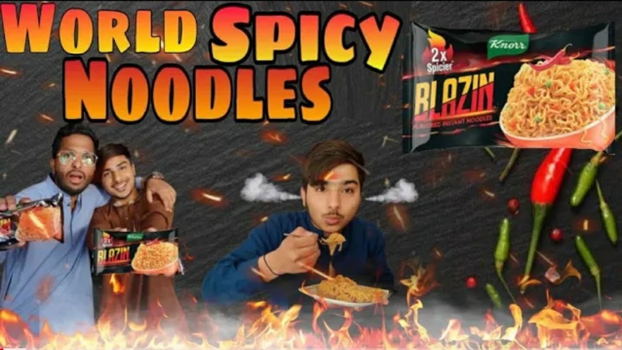 Super Spicy Noodles 🔥🔥🔥 | Blazzing 2x Spicy Noodles (The Brother Show ...