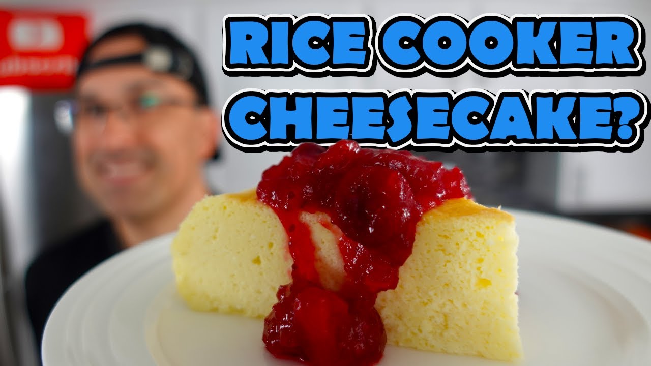 I Made Cheesecake in a Rice Cooker and it was GREAT! - YouTube