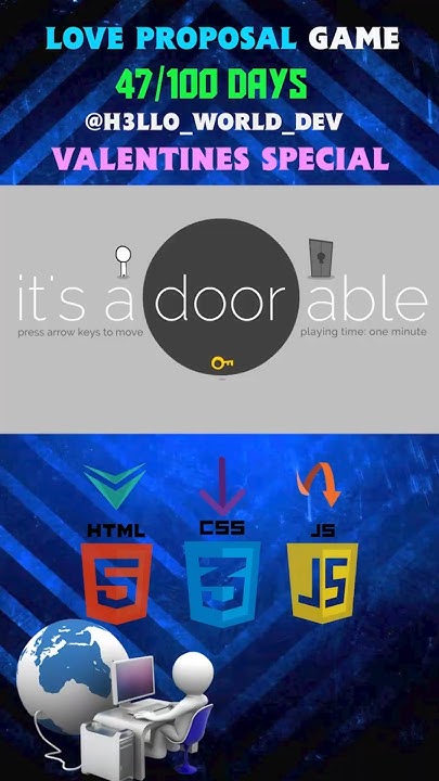 LOVE PROPOSAL GAME USING HTML, CSS, JS | Days :- 47 | 100 days project ...