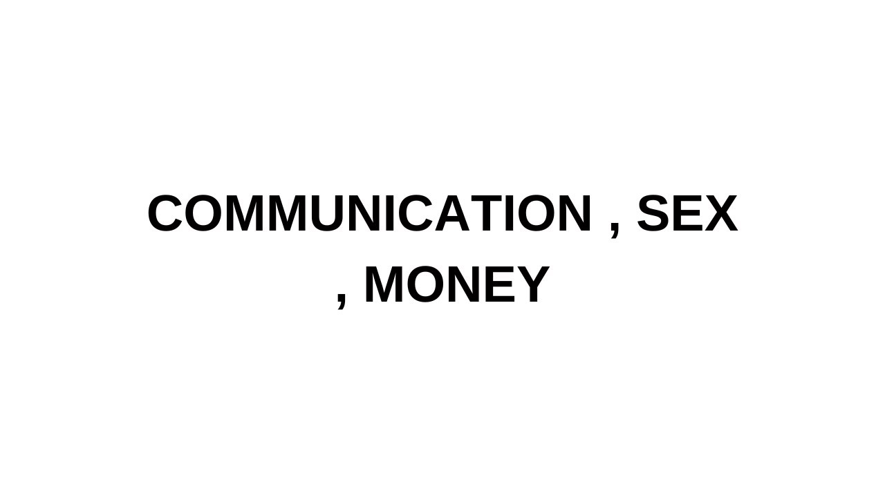 Communication Sex Money Prophet Brendan Youtube