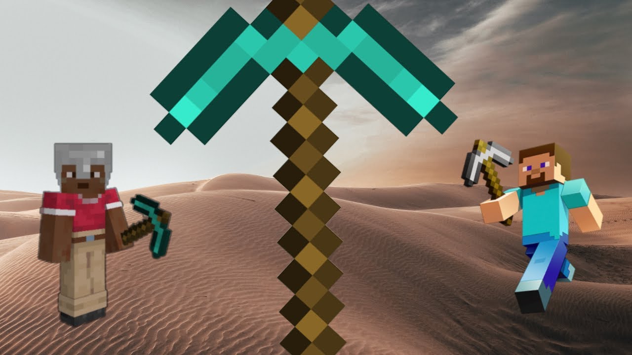 Mining tons of sand and making a rad pit...with Brad Pitt? (Minecraft ...