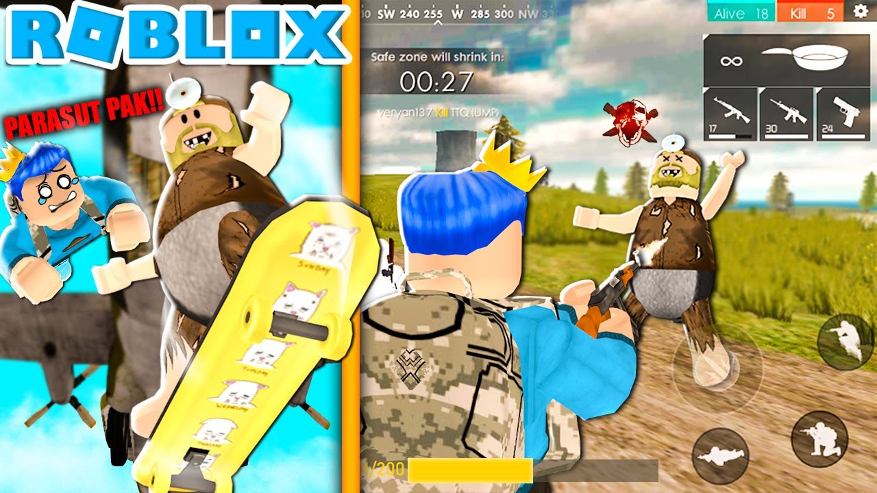 LEBIH SERU MAIN FREE FIRE DI ROBLOX!PAK UNAT MAIN FREE FIRE ENCOK ...