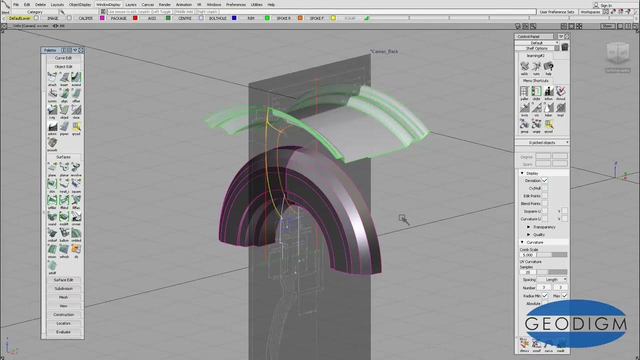 Autodesk Alias Tutorial: Wheel PART 05 - YouTube