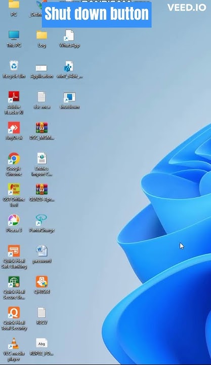 One Click Shutdown Button Windows 11 Shorts Shortvideo Ytshorts Excel Excelshorts Youtube