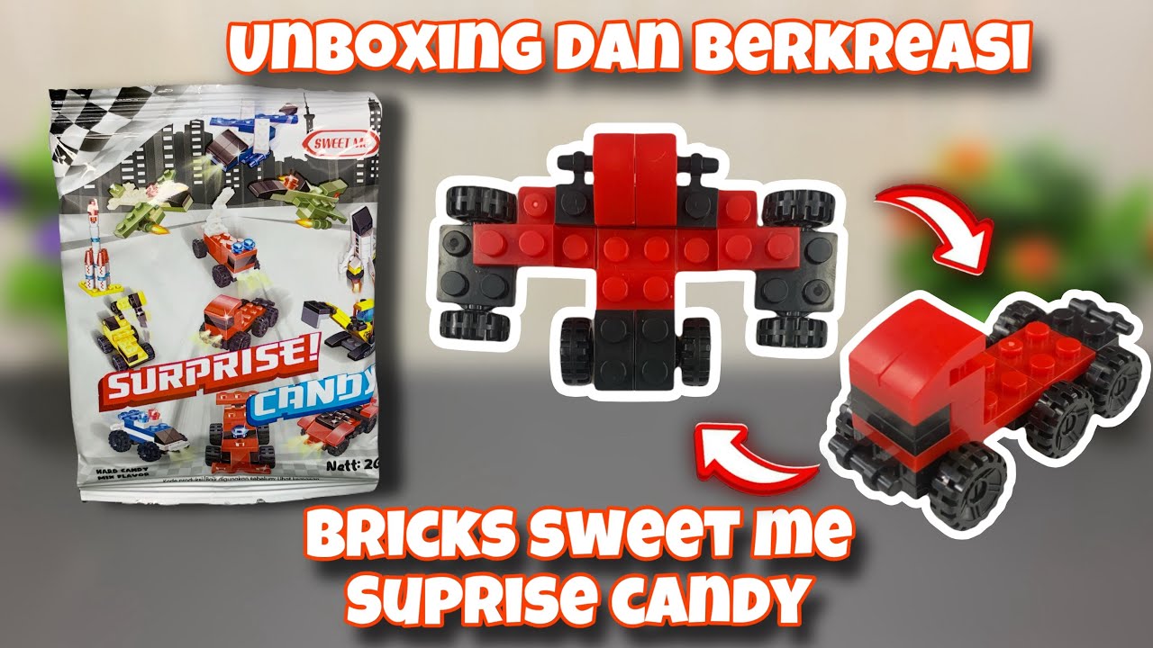 Unboxing dan berkreasi dengan lego suprise candy part 4 - YouTube