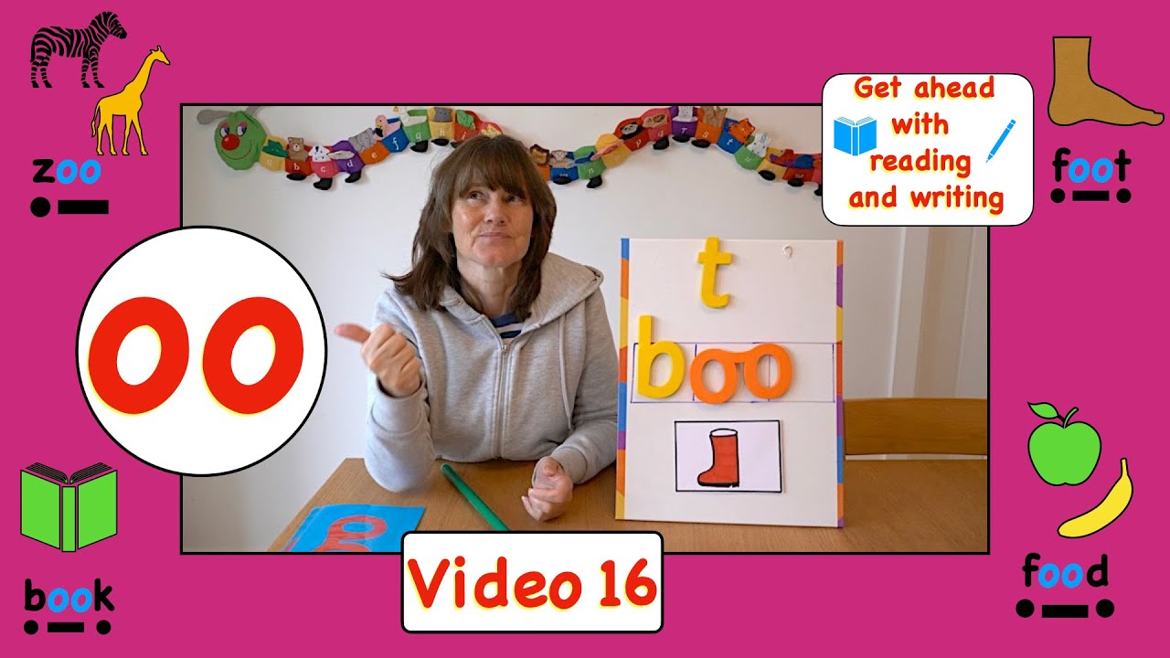 oo | Phonics: Phase 3 - Read, write and use 'oo' [digraphs] - VIDEO 16 ...