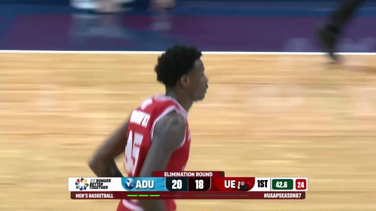 Precious Momowei SHINES for UE vs AdU in 1Q | UAAP Season 87 Men's ...