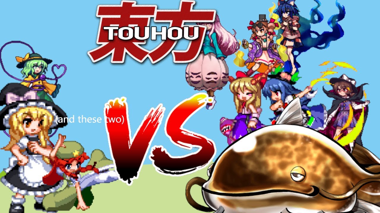 Touhou Fighting Games | All Normal 1ccs [Marisa (And Meiling)] - YouTube