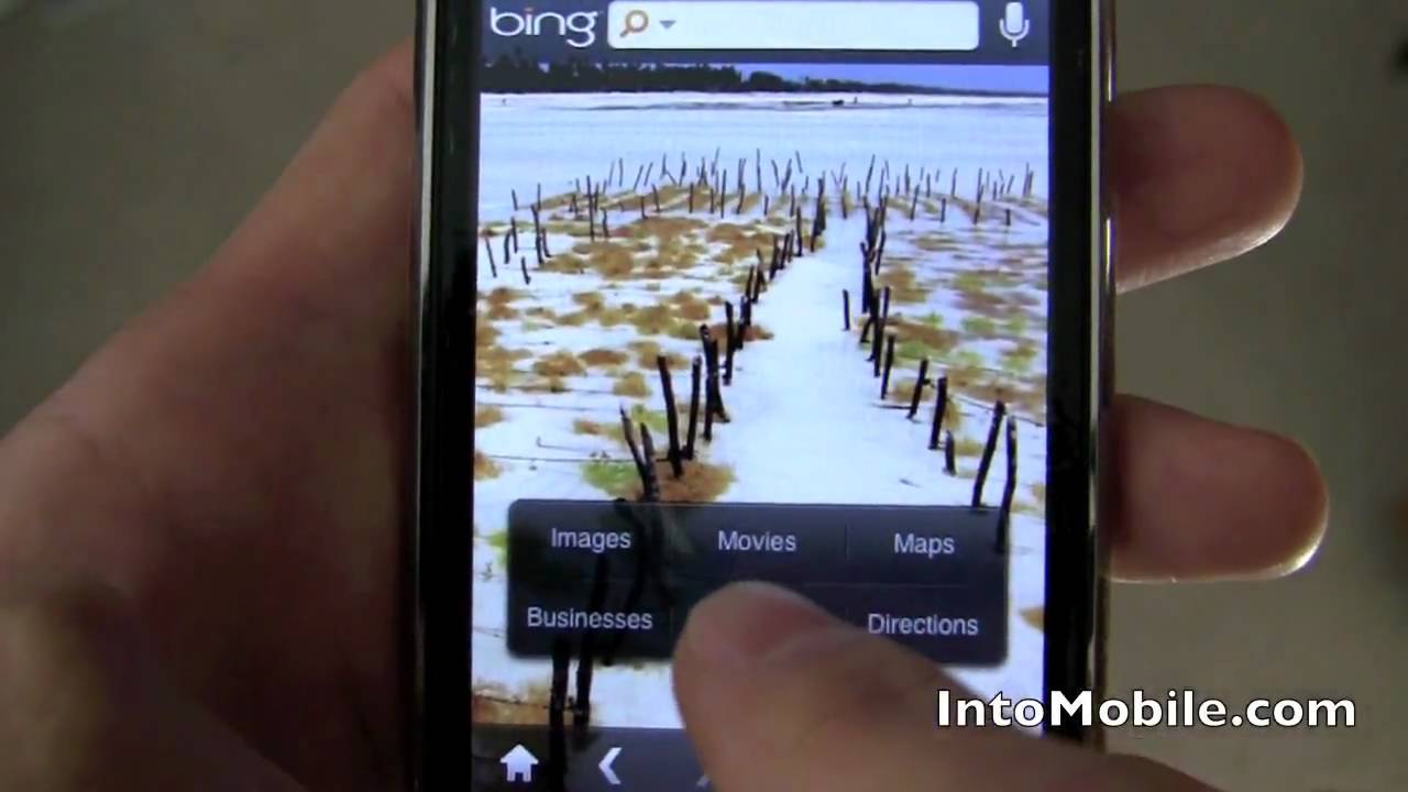 Bing iPhone app demo - YouTube