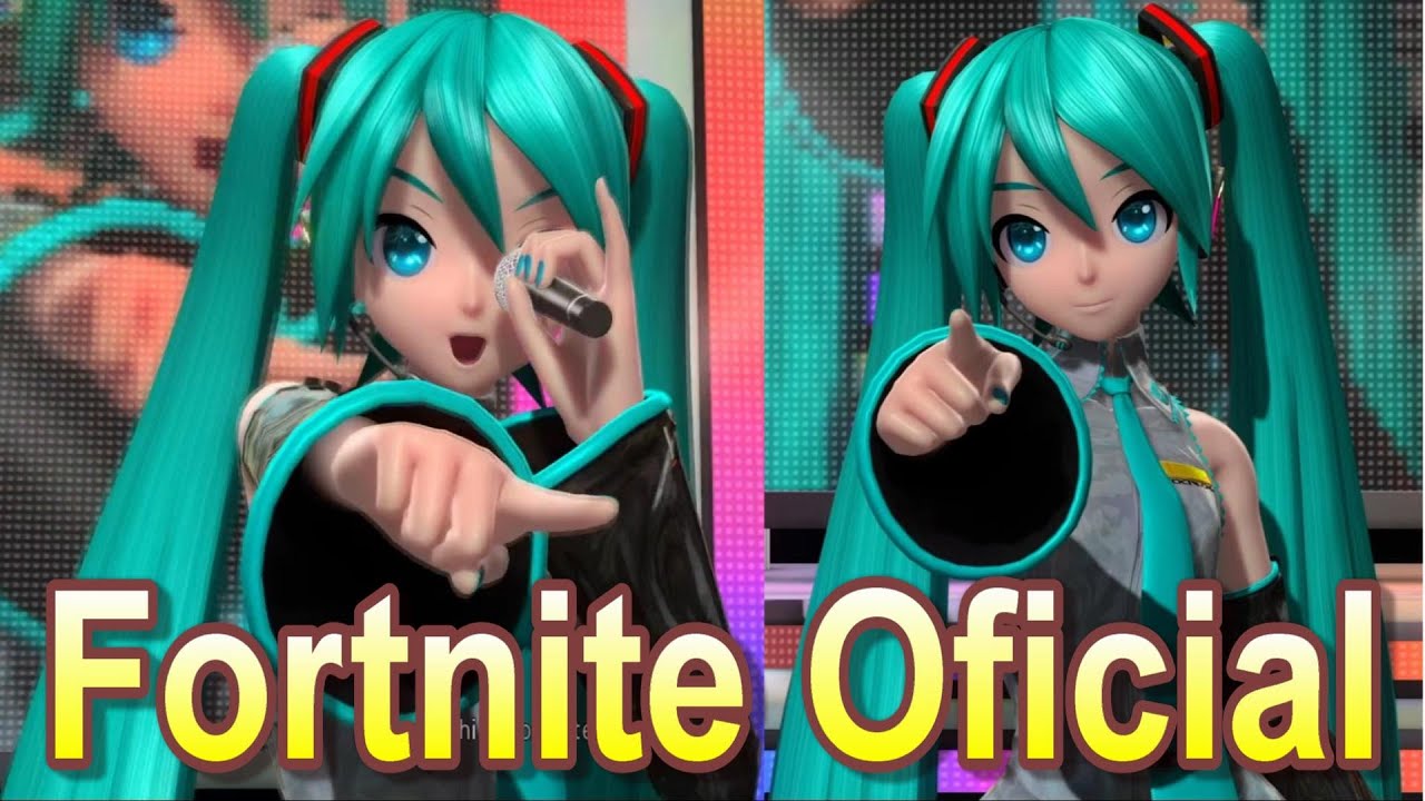Hatsune Miku Colaboración Oficial Fortnite Festival - YouTube