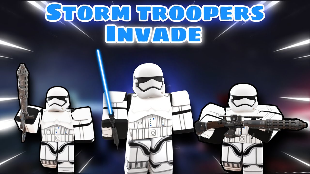 I ASSEMBLED AN ARMY OF STORMTROOPERS IN ROBLOX SABER SHOWDOWN - YouTube