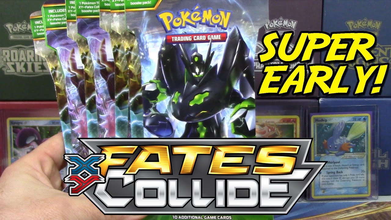 OPENING 8 EARLY POKEMON TCG FATES COLLIDE XY10 PACKS! | ULTRA RARE ...