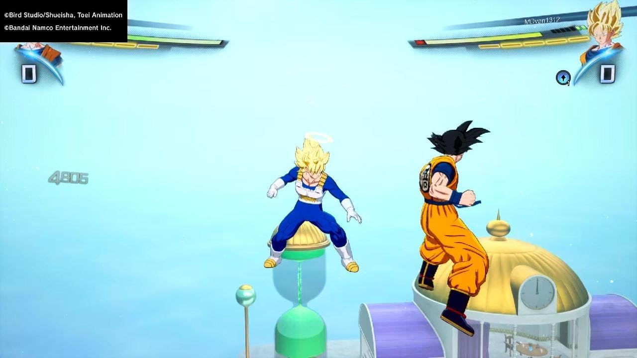 Mid Goku vs Ssj End Goku - YouTube