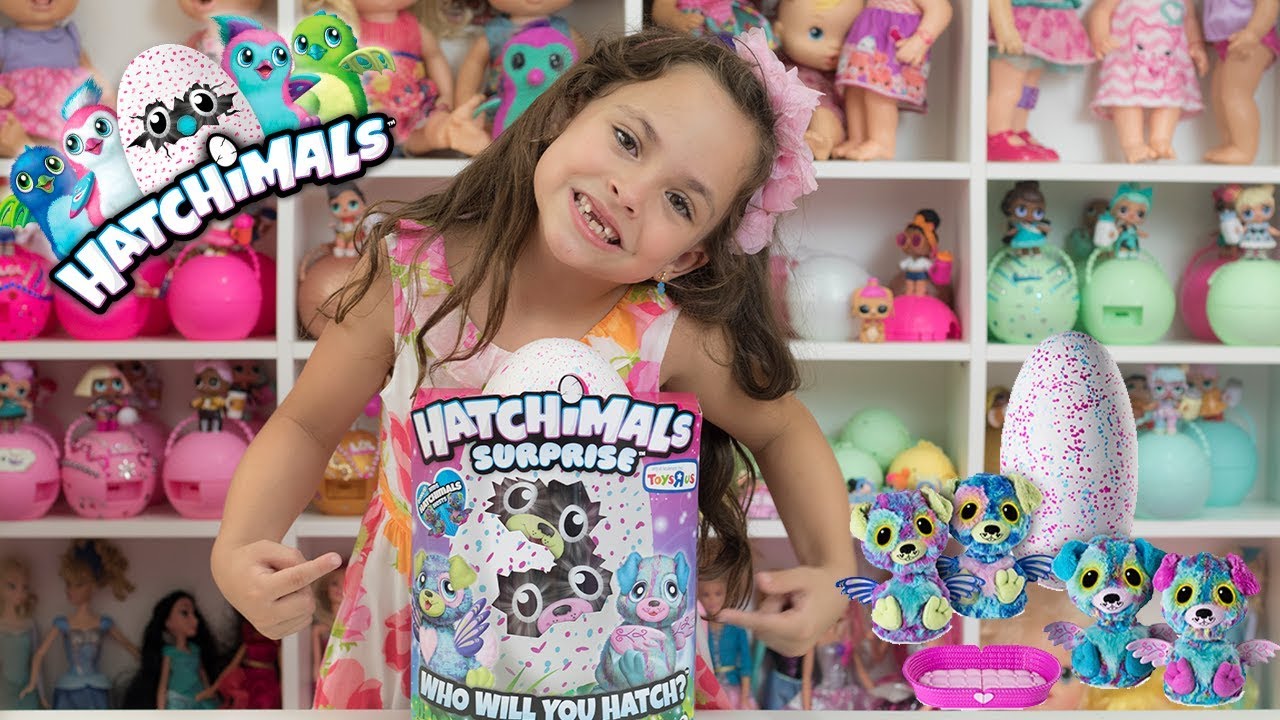 NOVO HATCHIMALS GEMEOS DOG - YouTube
