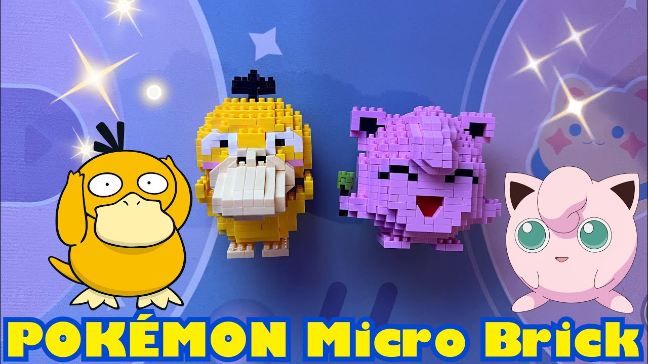 ️ POKÉMONOS LEGOOOO (microbrick) ️ (Jigglypuff + Psyduck) - YouTube