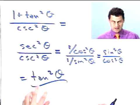 11 2 Simplifying trig expressions - YouTube