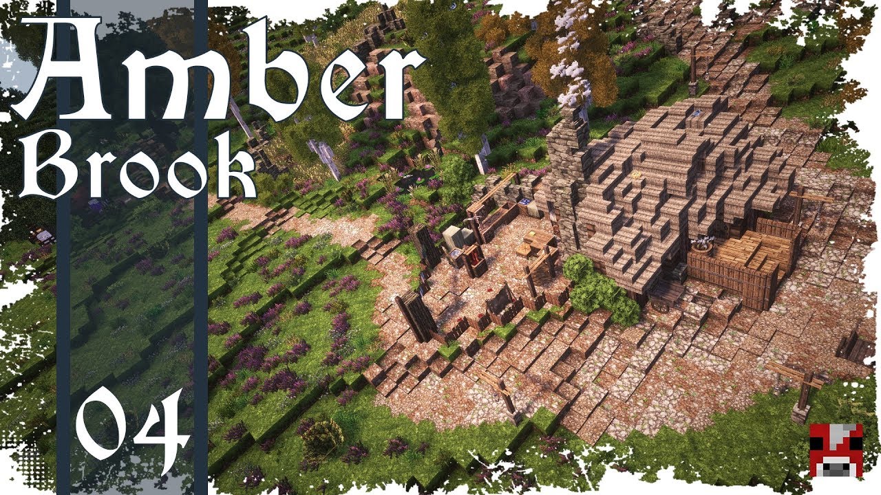 Minecraft Timelapse - Amber Brook 04 - MORE HOUSES - collab w. fWhip ...