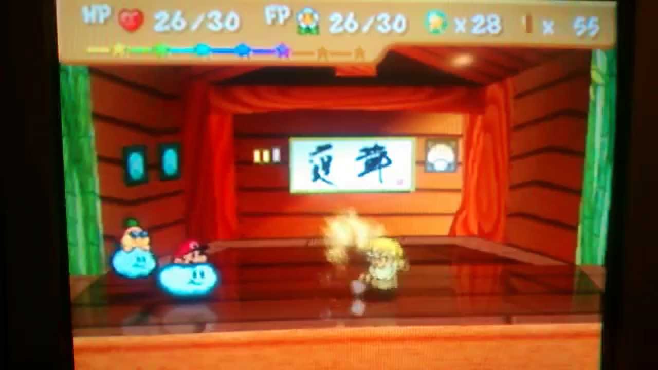Paper Mario 64 Mario vs Master Final Dojo Battle - YouTube