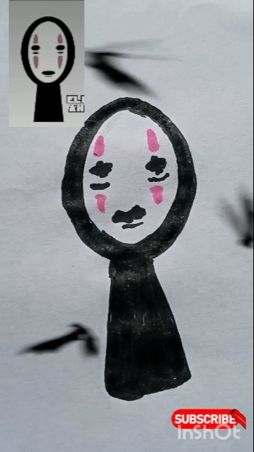 #Sprunki OC Kaonashi No-Face spirited Away.#Drawing incredibox... - YouTube
