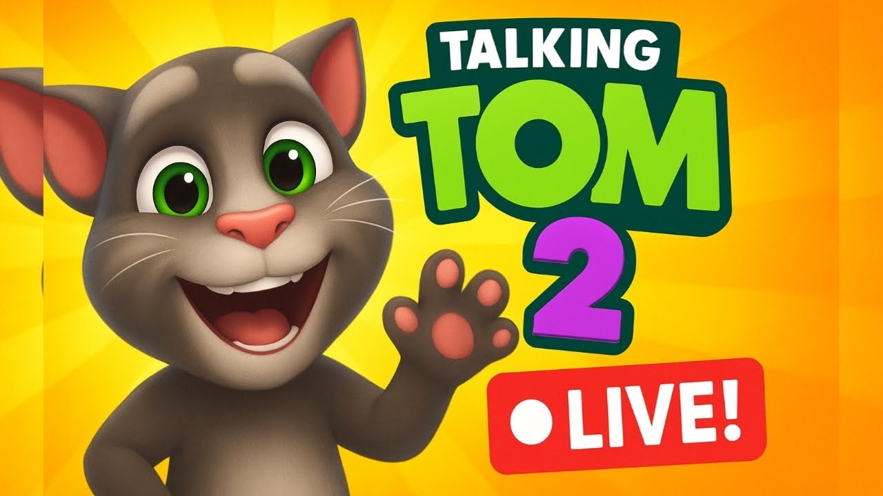 🌙 Talking Tom Night Mode LIVE – Chill, Fun & Funny Moments | Late Night ...
